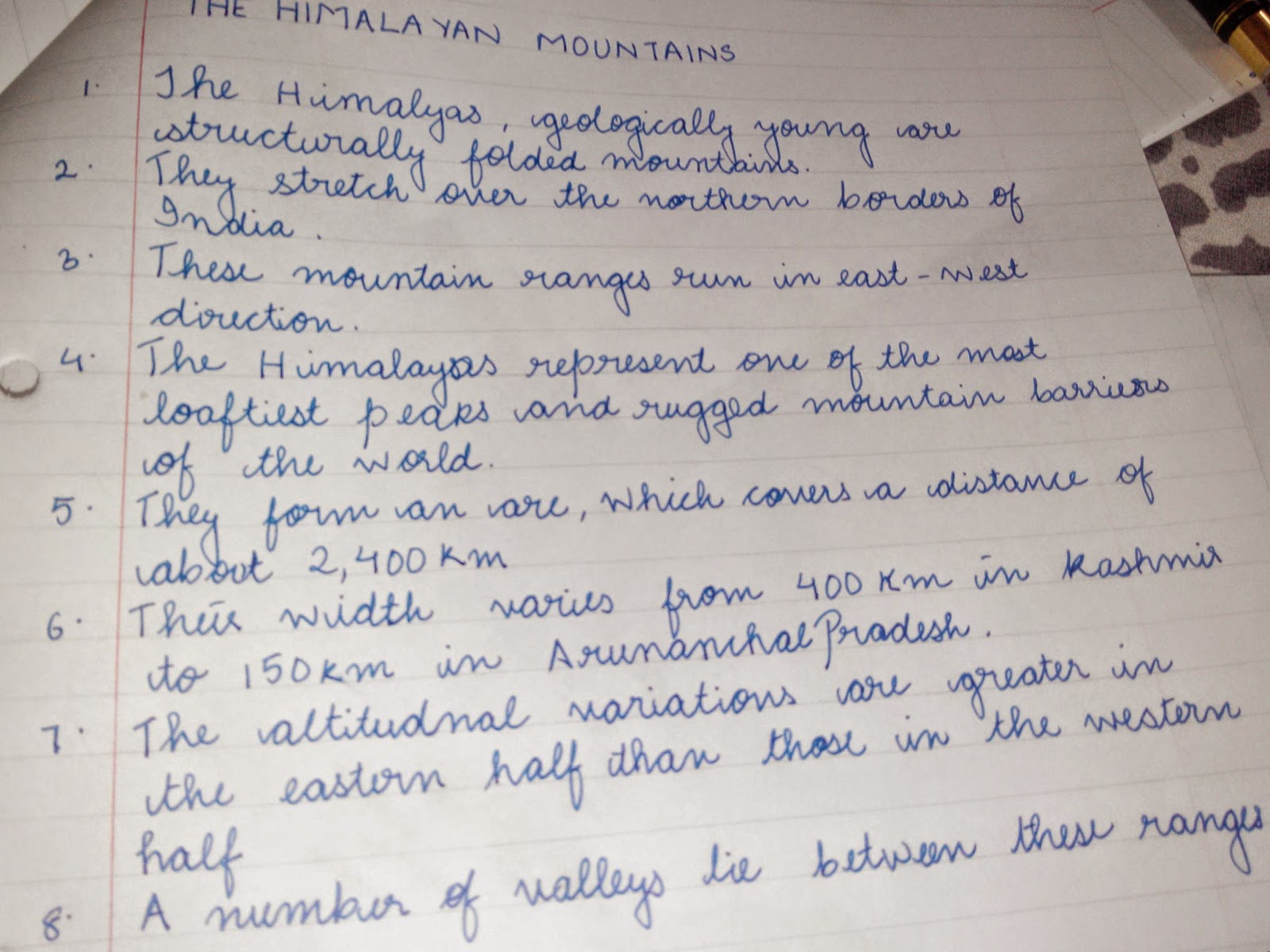 MY HOMEWORK: The Himalayan Mountains