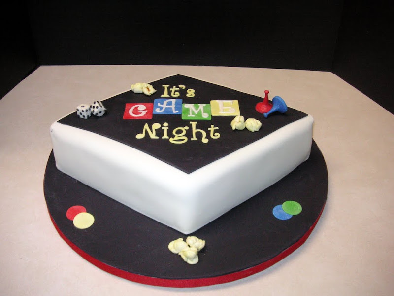 Game Night Cake | Kids game night, Game night parties, Christmas games ...