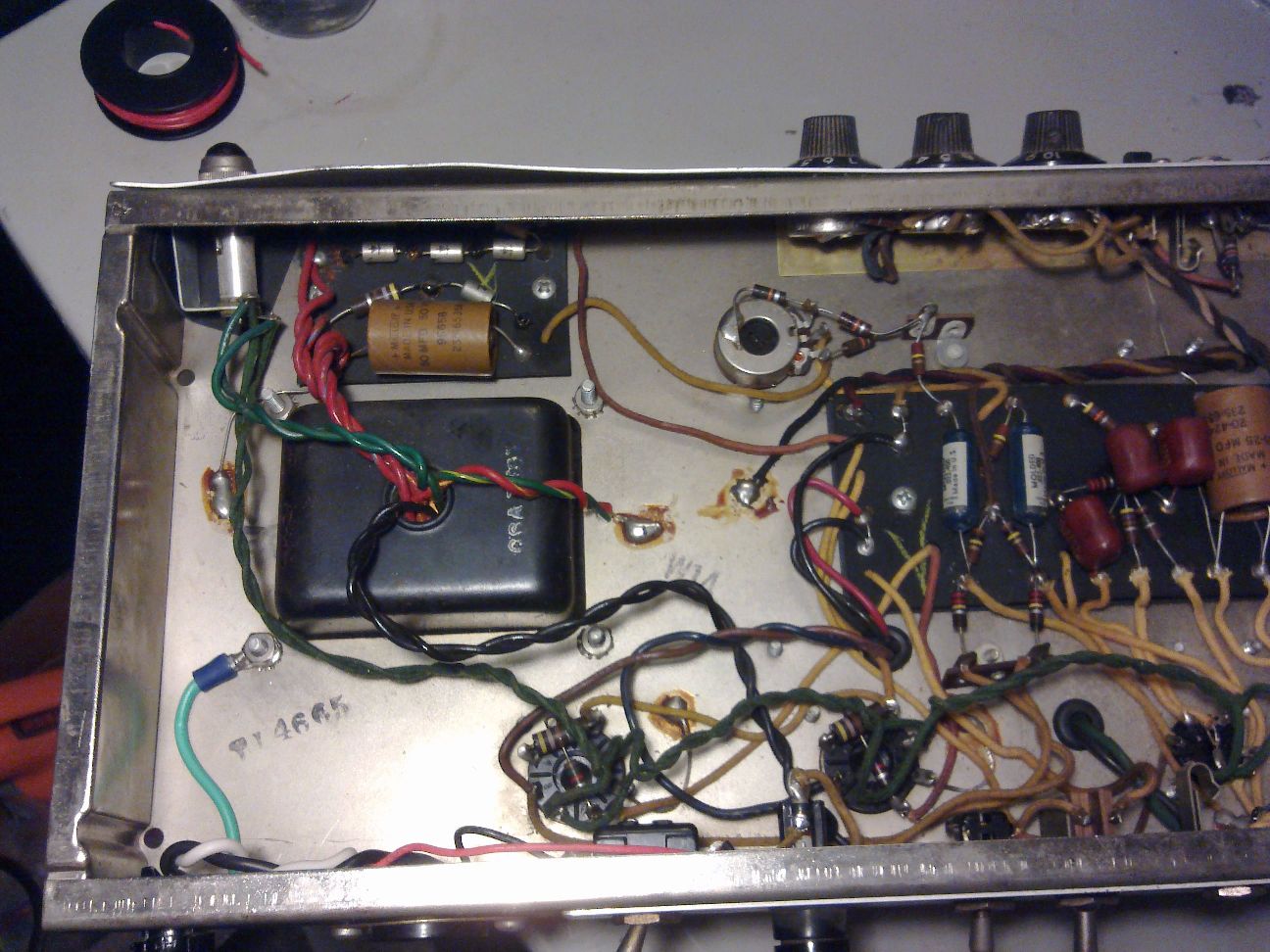 Paul P's Amps: AB165 Bassman Refurbishment & Modification