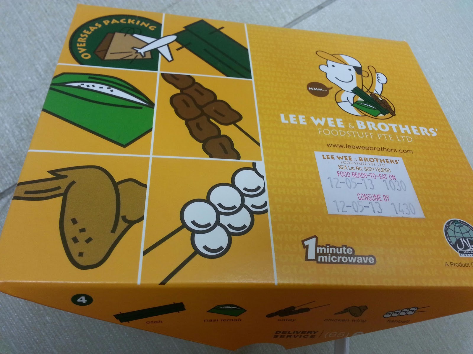 Rain's Food Diary: Lee Wee & Brothers Lunch Box