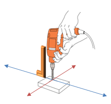 Drilling Straight with a Hand Drill