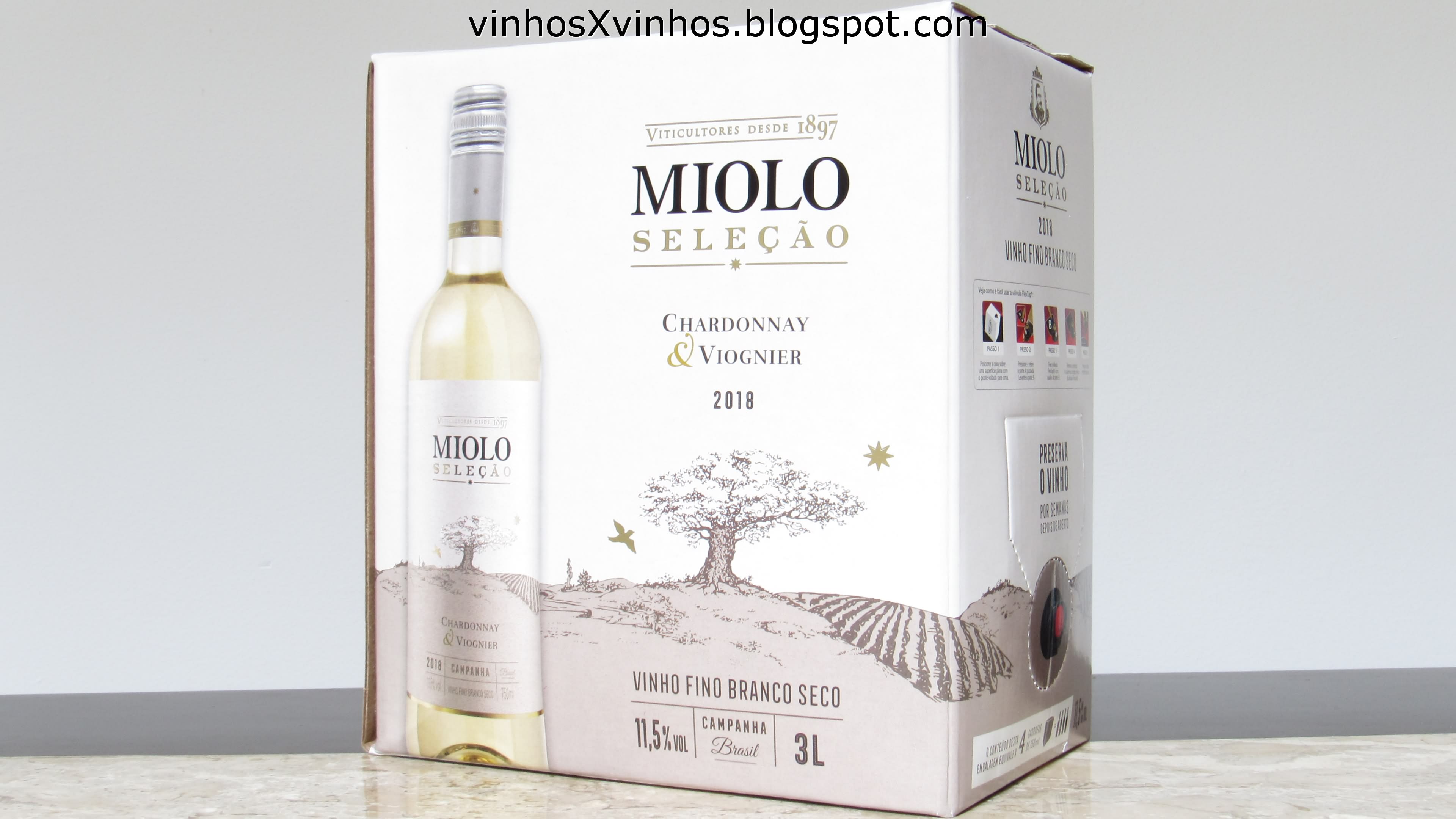 Vinhos x Vinhos: Miolo Bag-in-box vinho branco
