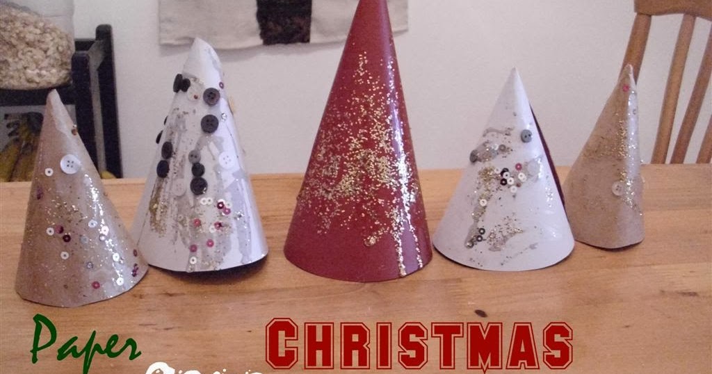The Do-It-Yourself Mom: Preschool Christmas Holiday Craft: Paper Cone ...