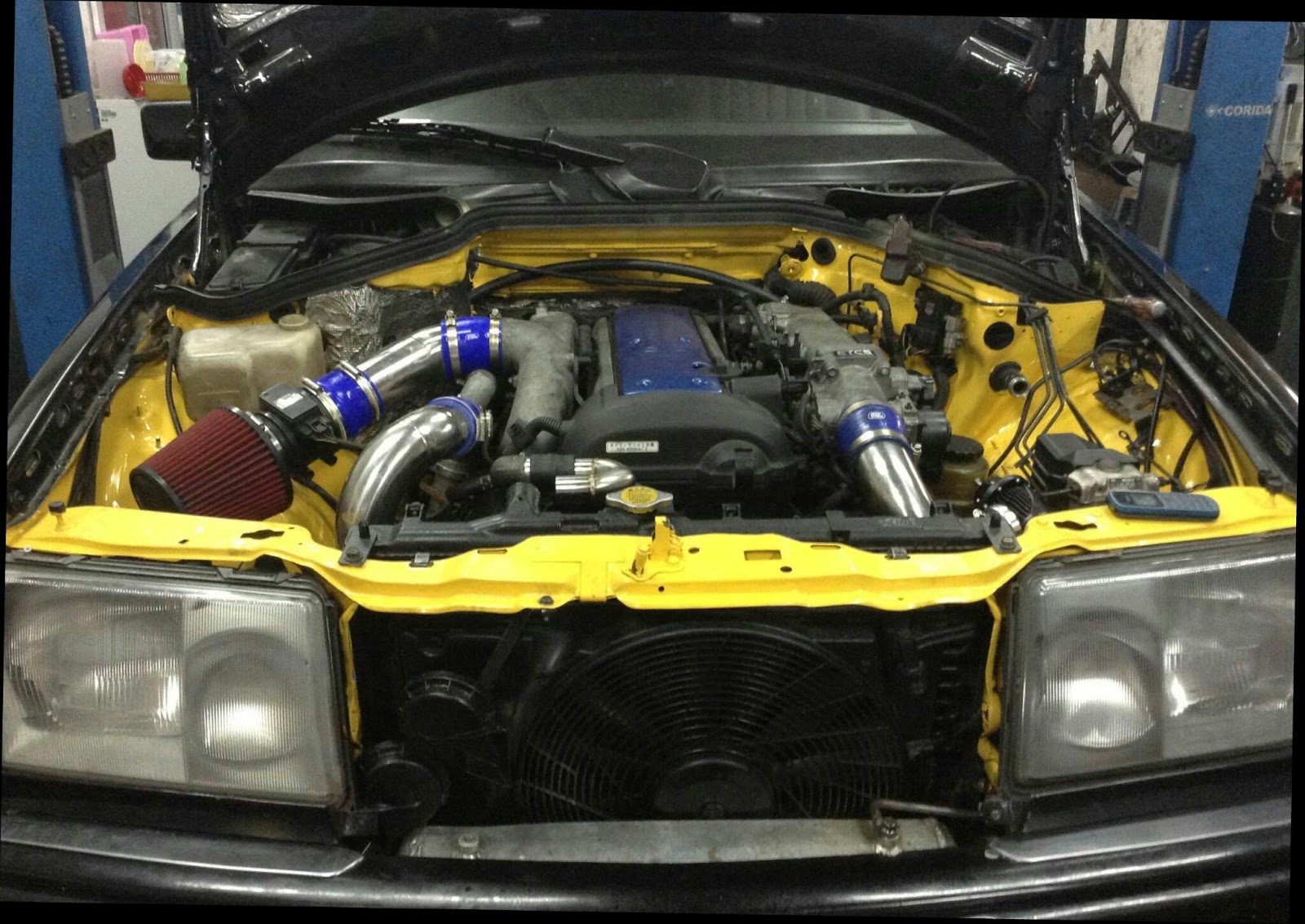 1JZ GTE VVTI - W124: Custom (all stainless steel) Turbo Piping and Exhaust