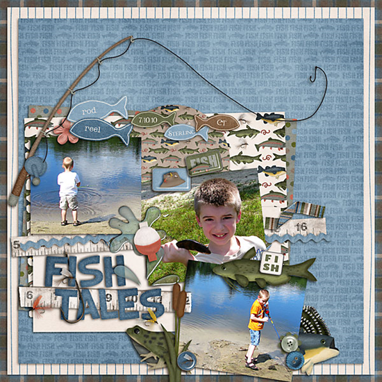 Chelle's Creations: New! Gone Fishin’, Wordart, Freebie and CU Strings