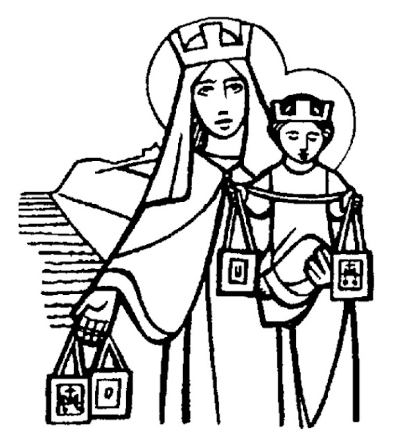 Para Colorear Virgen Del Carmen Para Colorear