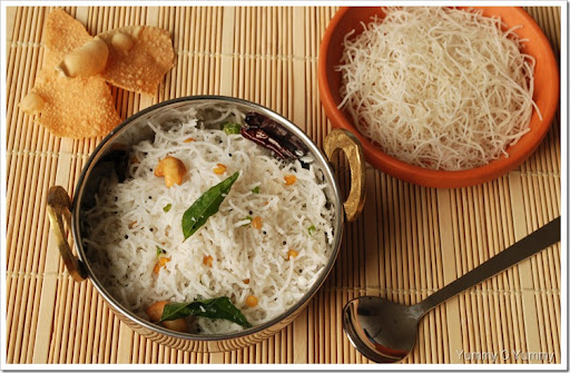 Coconut and Lemon Sevai (Rice Noodles) | Yummy O Yummy