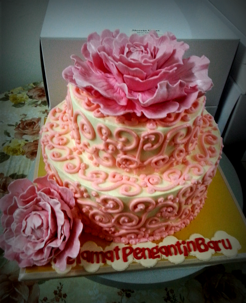 AleesyaCakes: KEK PERKAHWINAN