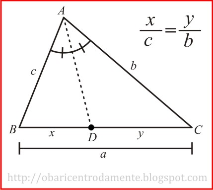Teorema da Bissetriz Interna ~ O Baricentro da Mente
