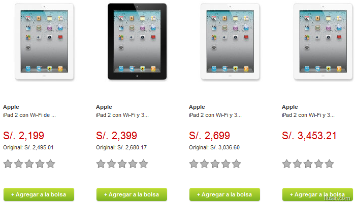 iPad 2 ya a la venta en Perú, precios oficiales en iStore y ...
