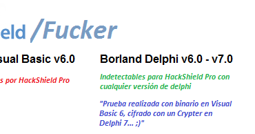 UN TAL 4N0NYM0US EN EL PC: HackShield Pro K.O. EnelDLL Injector