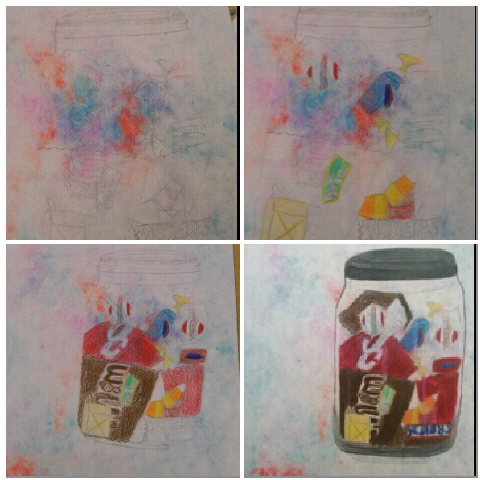 Beautiful Chaos: Candy Jar Drawing
