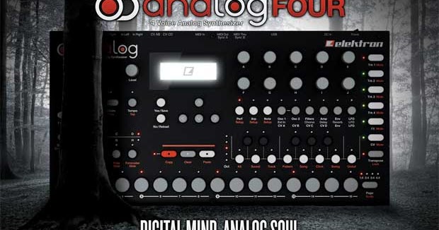 MATRIXSYNTH: New Elektron Analog Four Front Panel Pic & Specs