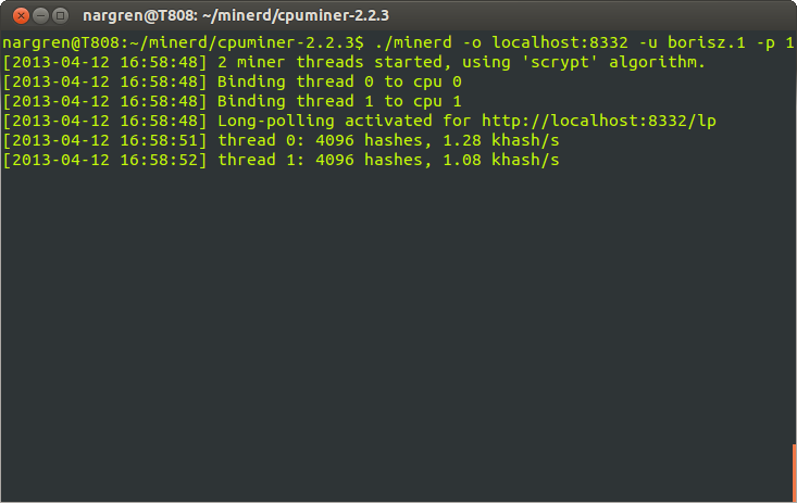 UbuntuHak: Installing Litecoin Client and Mining Software in Ubuntu