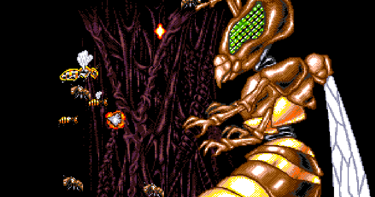 Indie Retro News: Apidya - An Amiga Bee Shoot Em Up (PC Playable)