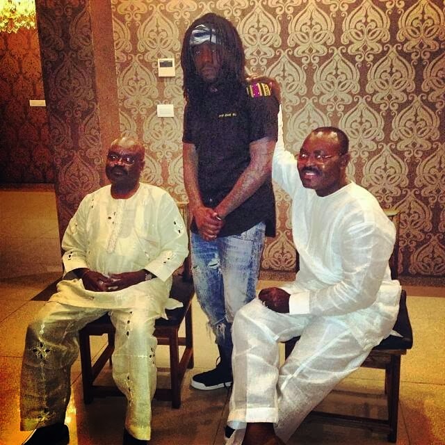 Naija Vogue NG: Photos: Check Out Rapper Wale With Ngerian Family And Dad!
