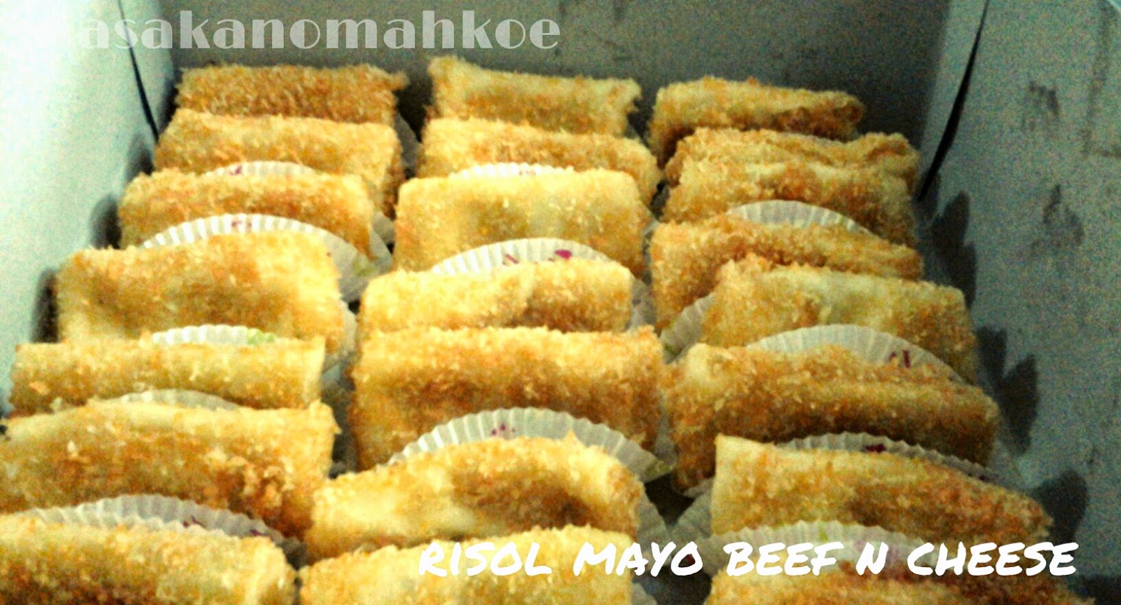 MasakanOmahkoe: Puding buah Strawberry & Risol mayo beef and cheese ...