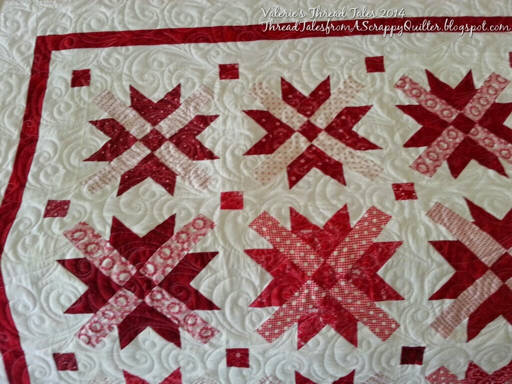 Scrappy Red and White