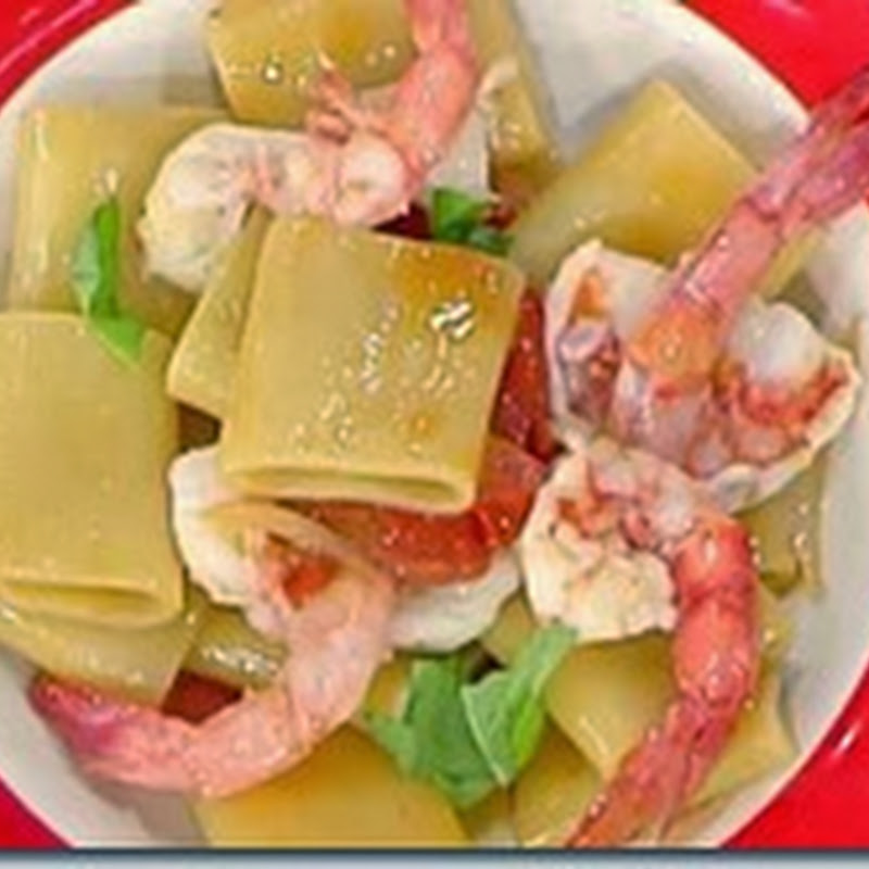 Paccheri di Gragnano ai gamberi
