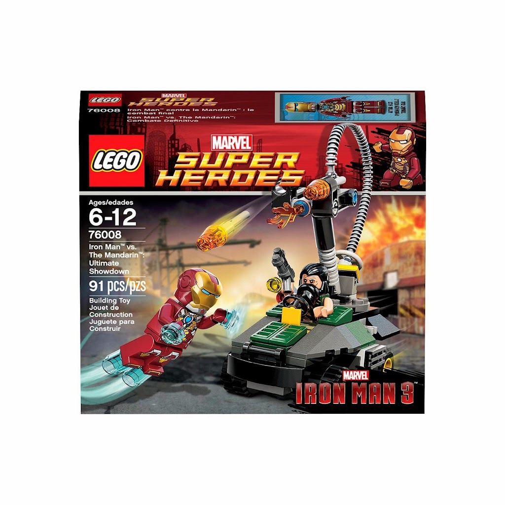 Bricker - Construction Toy by LEGO 76008 Iron Man vs The Mandarin ...