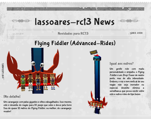 As idas e vindas do Advanced-Rides, ou seria de seus novos CFRs ...