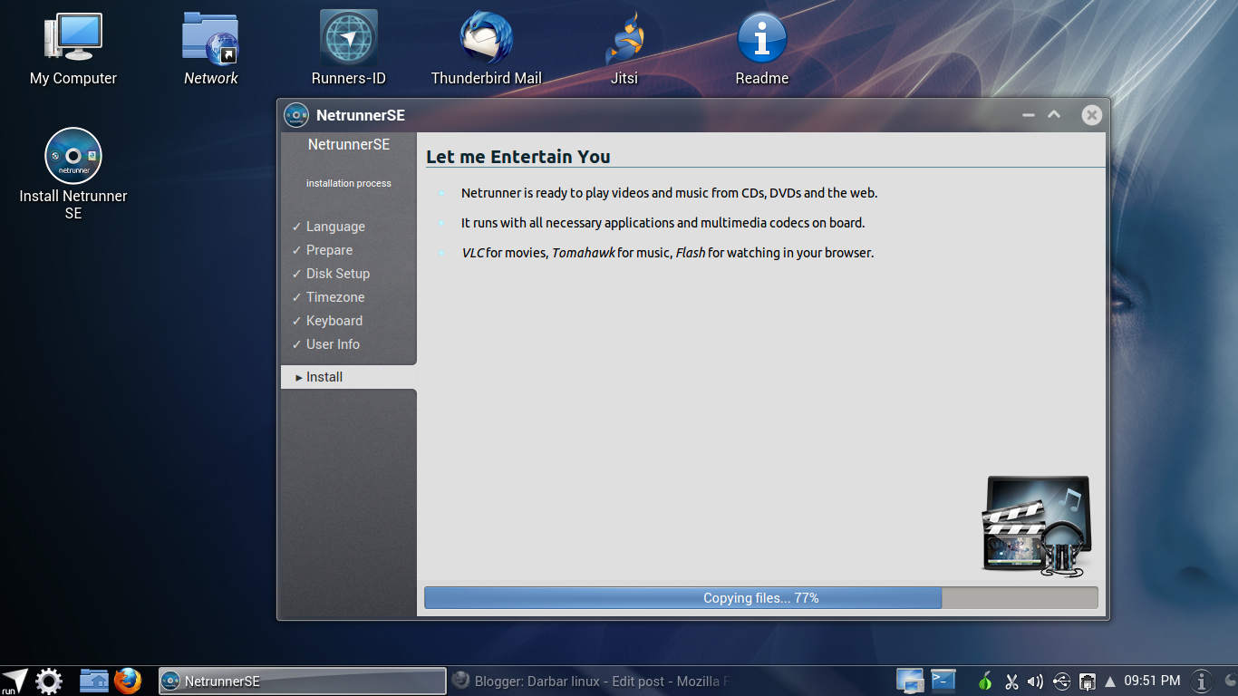Darbar linux : Netrunner 13.06 "Enigma" Stealth Edition KDE Review : Secure your online privacy ...
