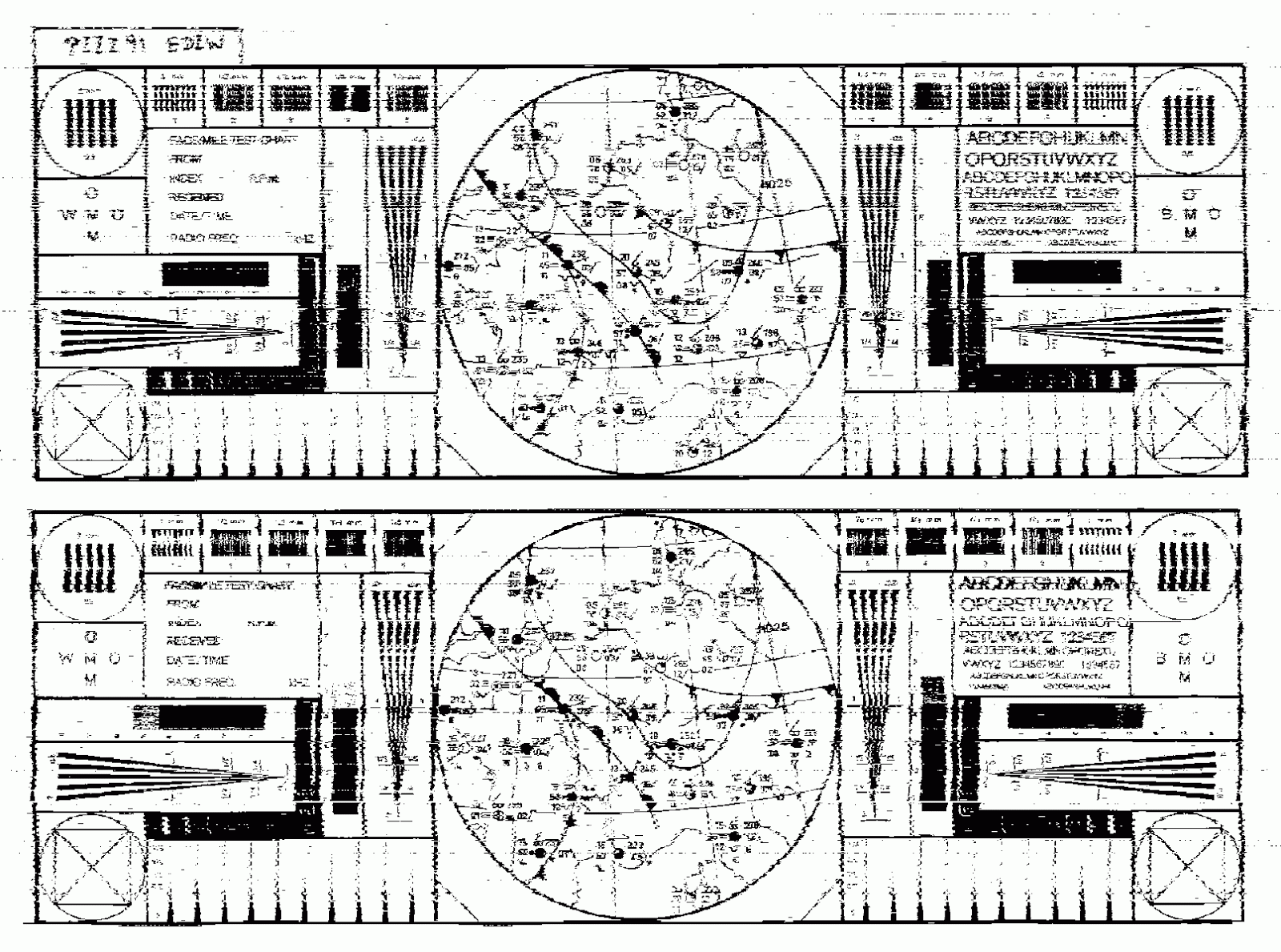 Radio Antics: Pinneberg (DDK3) HF Weather Facsimile Transmissions