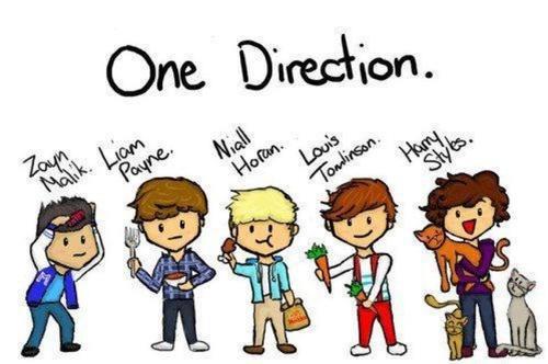 One directionen caricatura - Imagui
