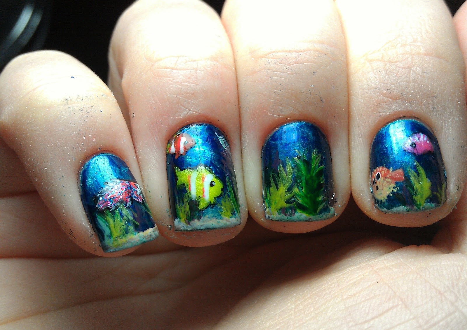 nailartinc: SEA NAILART: FIRST TRY