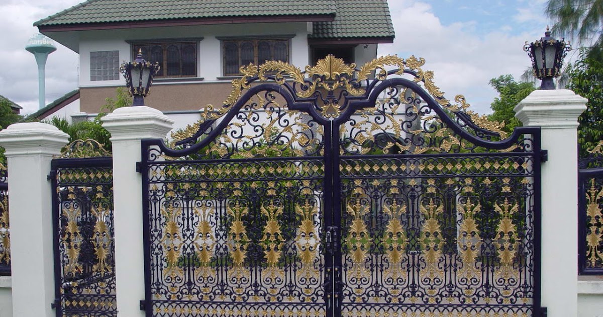 unique fencing: VICTORIAN CAST IRON GARDEN FENCE GATE STEWART WORKS