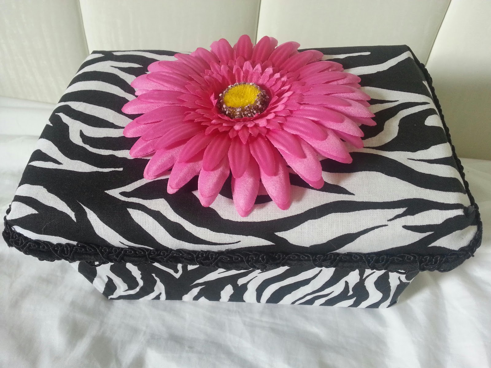 keepsake boxes: ZEBRA PRINT KEEPSAKE BOX