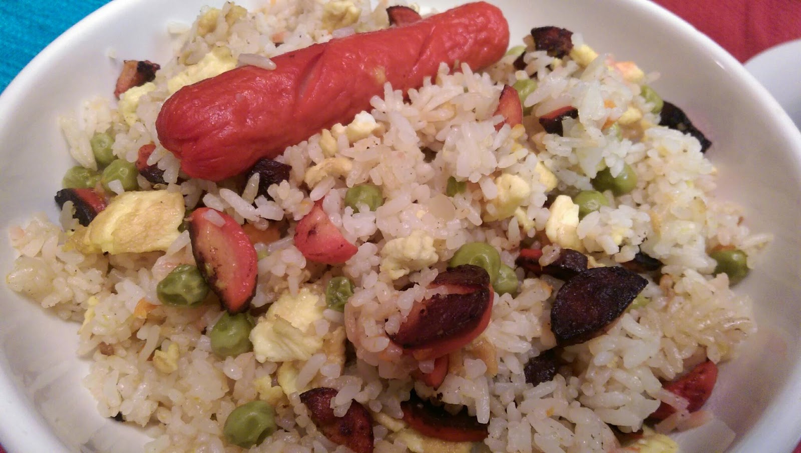 2 commercial use fried rice with hotdog free pictures for blogs