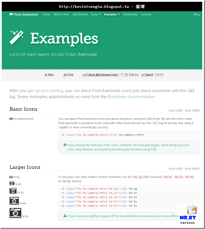 Mrkt 的程式學習筆記 Aspnet Mvc Bootstrap Font Awesome Font Awesome For Mvc Razor Tools 介紹
