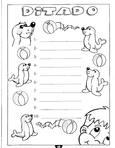 Aprender e Ensinar: Ditado