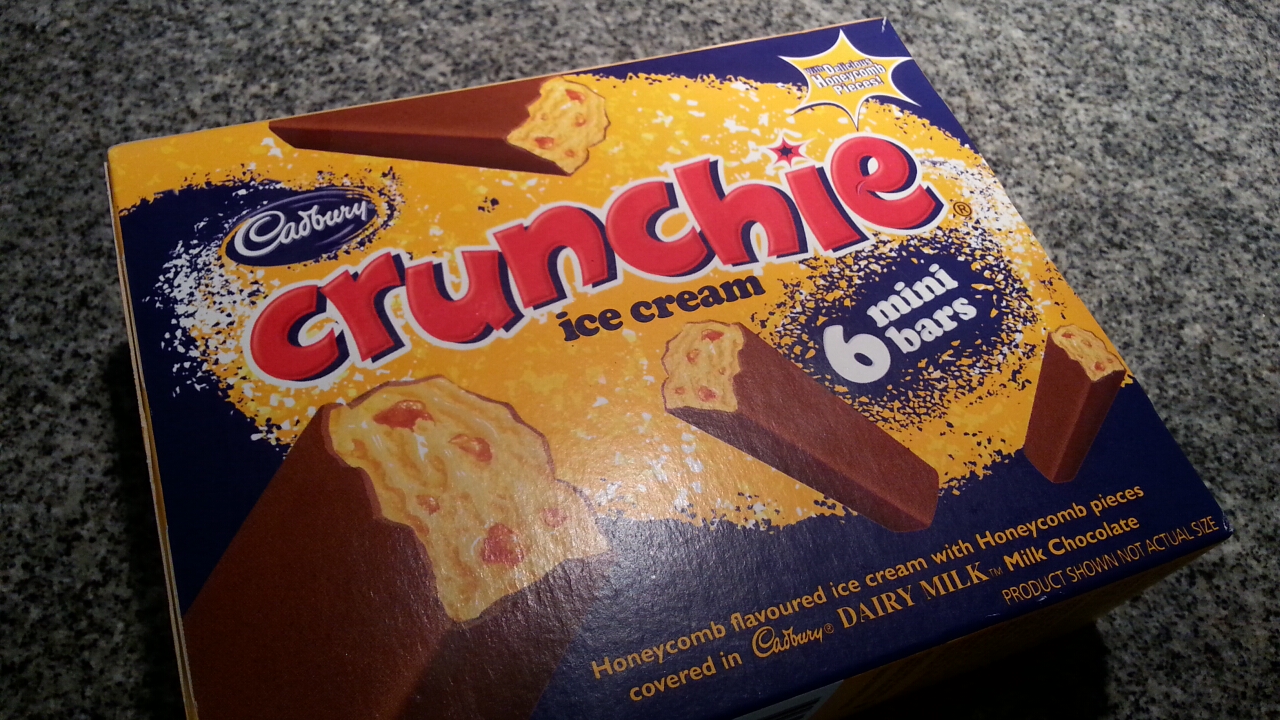 Snacking Bear: Crunchie Ice Cream