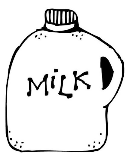 DIBUJOS DE LECHE PARA COLOREAR