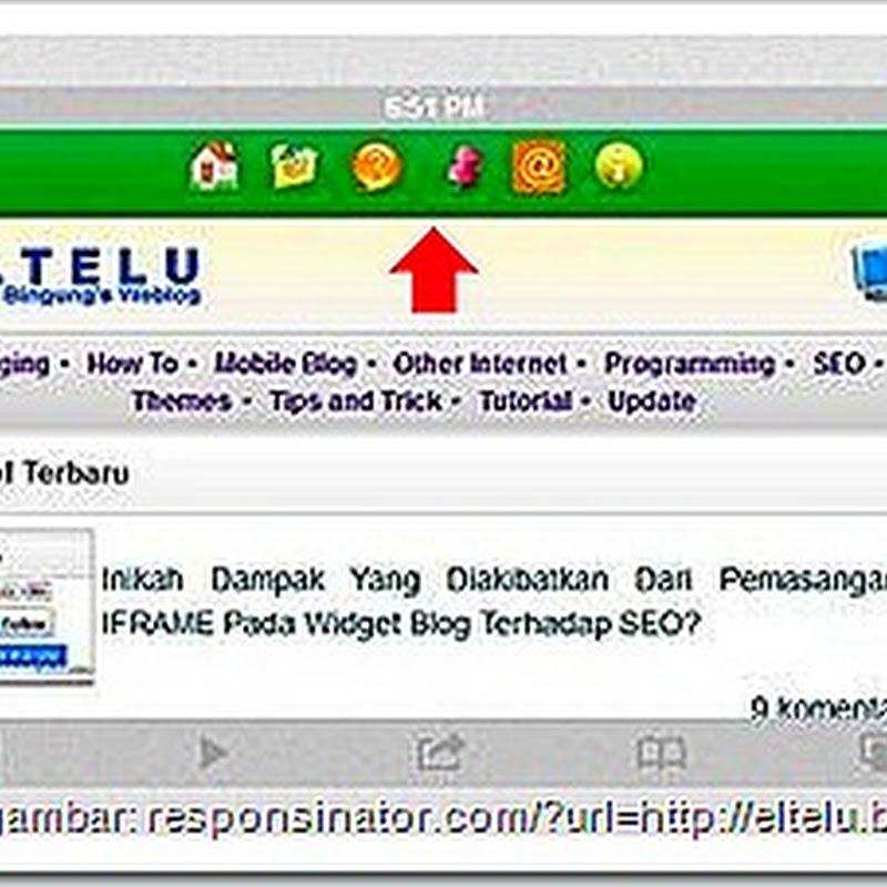 ELTELU: Cara Gampang Membuat Menu Tab Horizontal Atas Untuk Tampilan ...