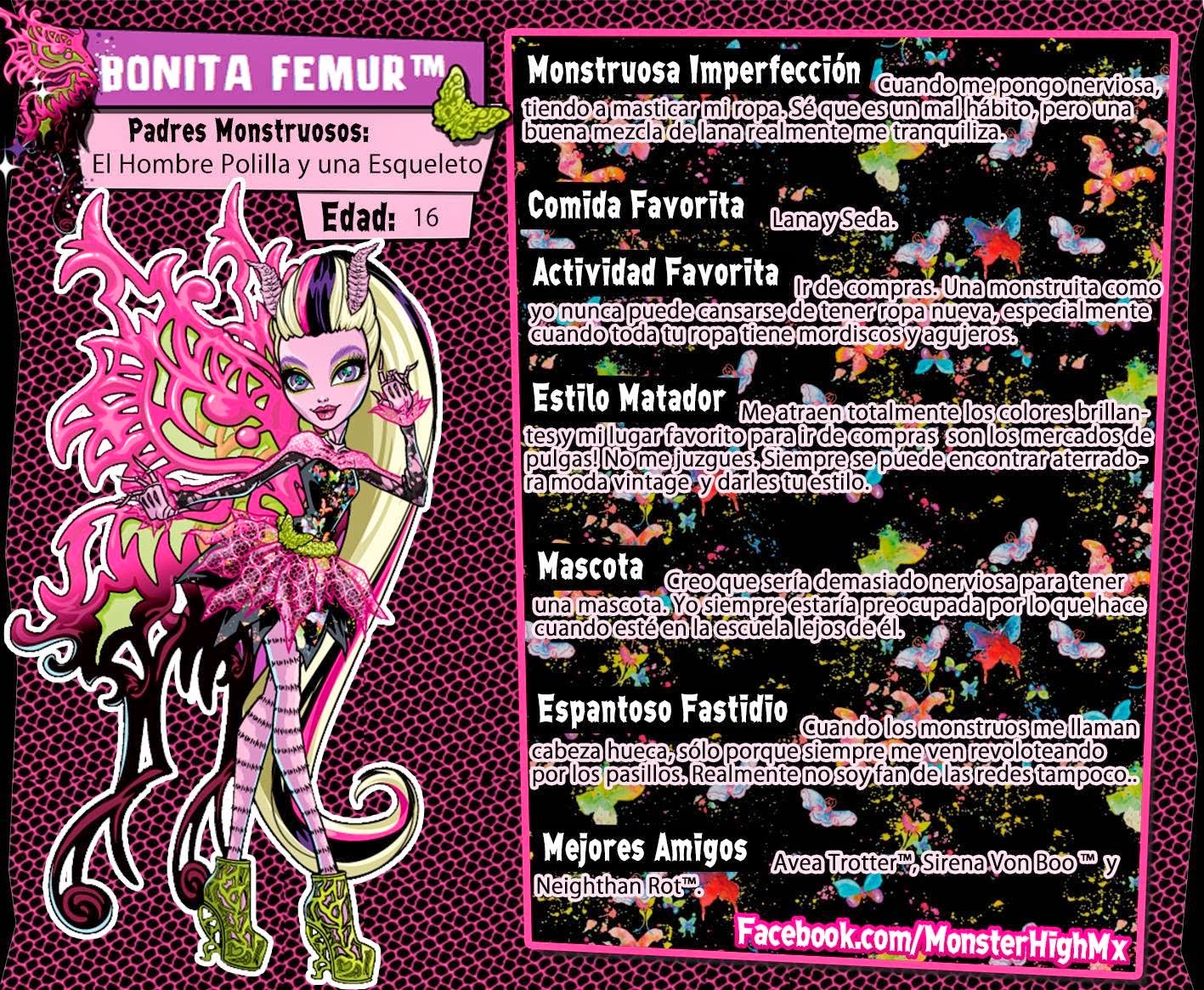 ♥♥monster high scarlet♥♥: Freaky fusion: bios