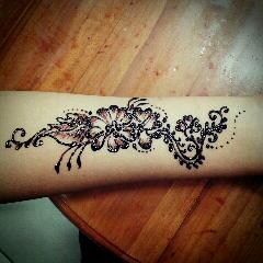 Lukis Inai: Corak yang simple but puas hati