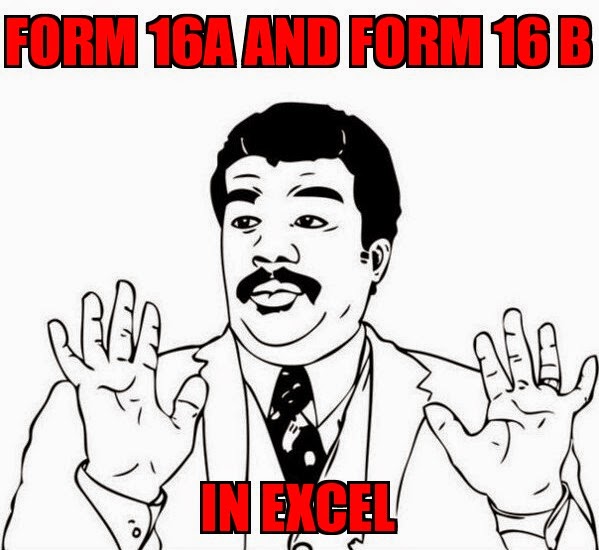 Form 16A Excel Format | STUDENTS OF CA AND CS