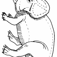 Protoceratops Coloring Page Coloring Pages