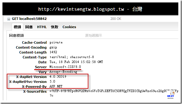 Mrkt 的程式學習筆記 Aspnet Mvc 移除特定的 Response Headers 內容