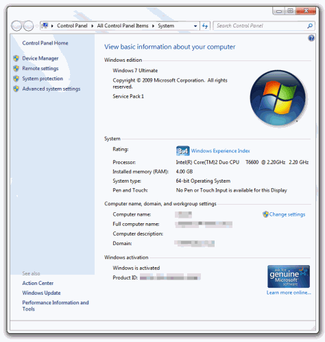 KNOWING WINDOWS INFORMATION | Techno species