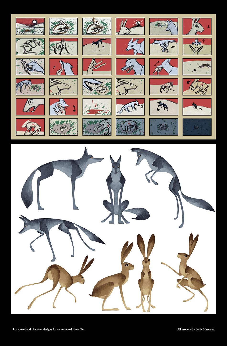 Crayon Candy!: Rabbit and Coyote