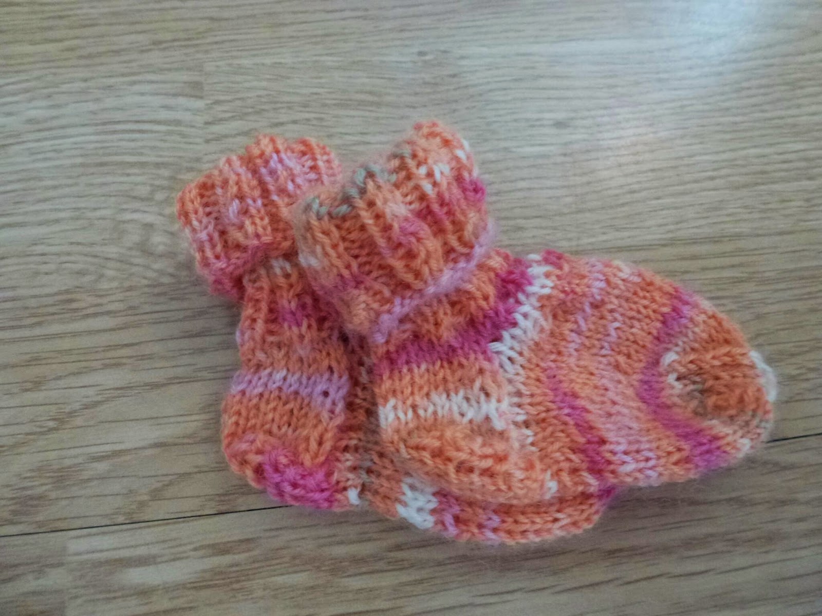 StrikkeDadda: Babysokker