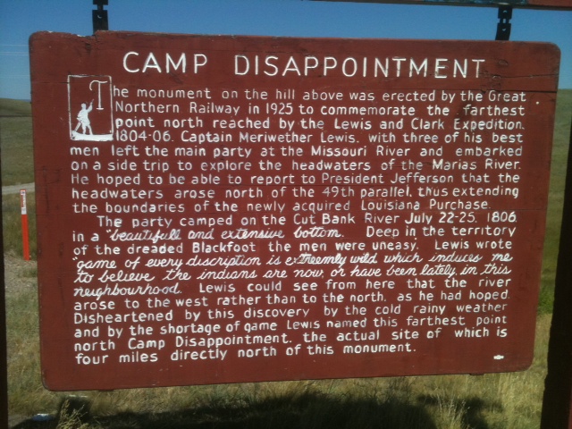 Left to Right: Camp Disappointment