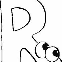 MOLDES DE LETRAS CON OJOS