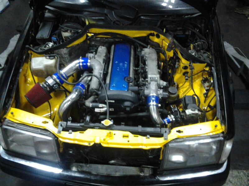 1JZ GTE VVTI - W124: Custom (all stainless steel) Turbo Piping and Exhaust
