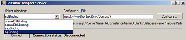 Biztalk Adapter Pack 2010 Wcf Custom With Sqlbinding Table Operations Through Messaging Solution