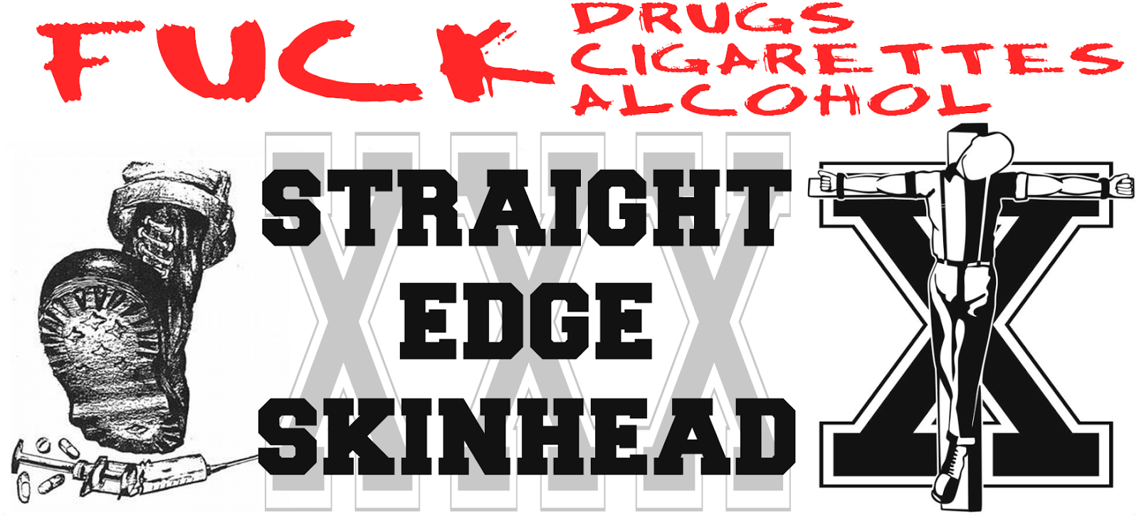 STRAIGHT EDGE SKINHEAD: STRAIGHT EDGE SKINHEAD STICKERS